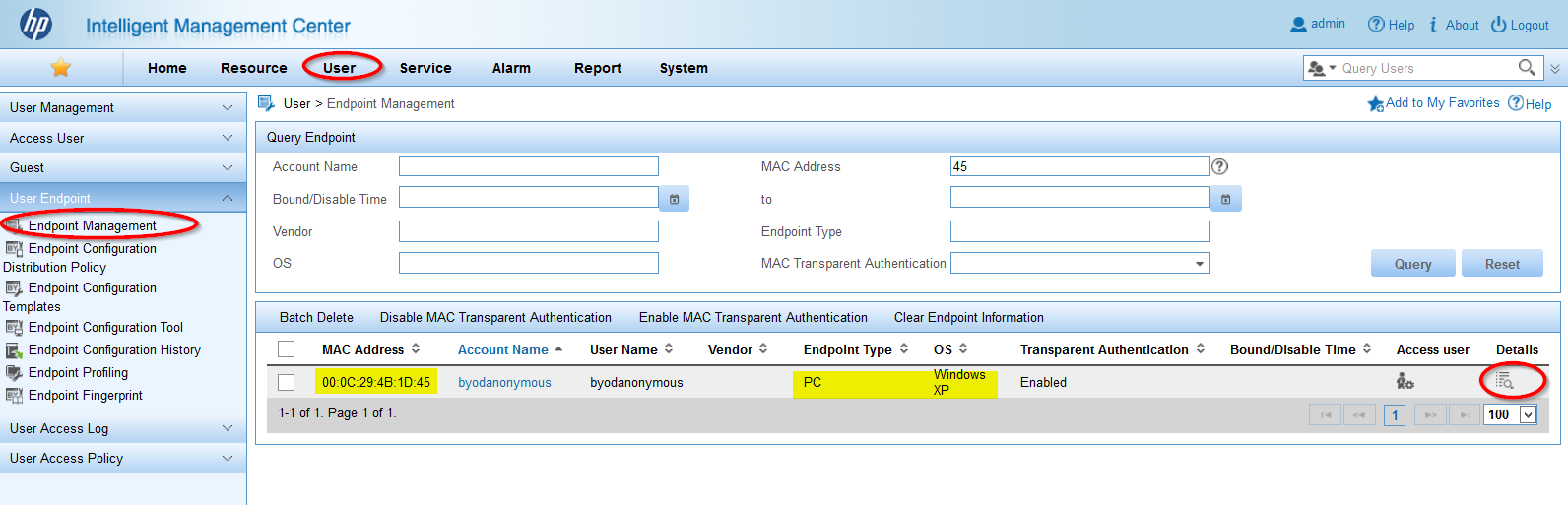 HP IMC UAM BYOD End User Profiling | About Aruba Networks